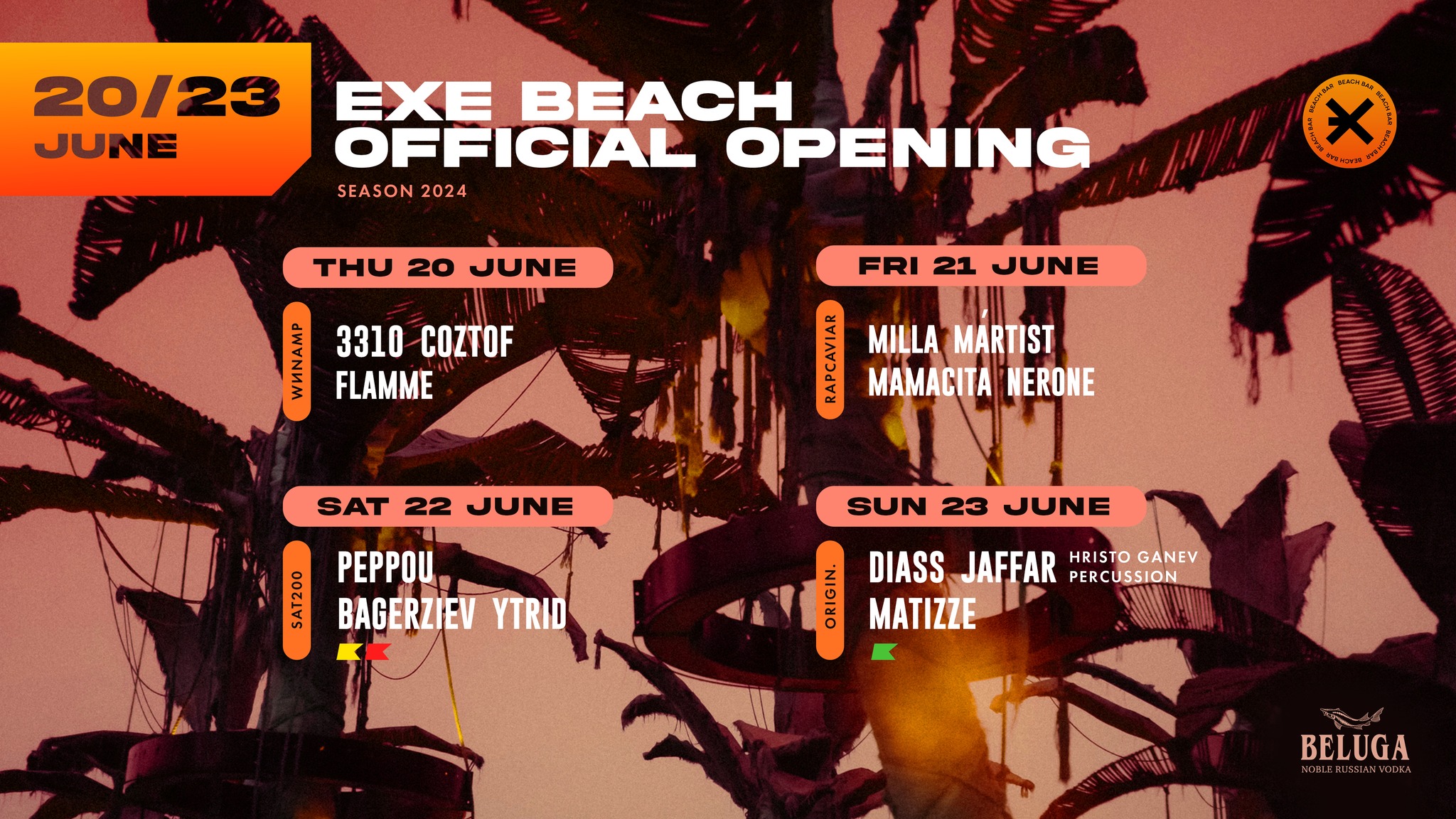 EXE BEACH Season IV OFFICIAL OPENING #day - EXE Club